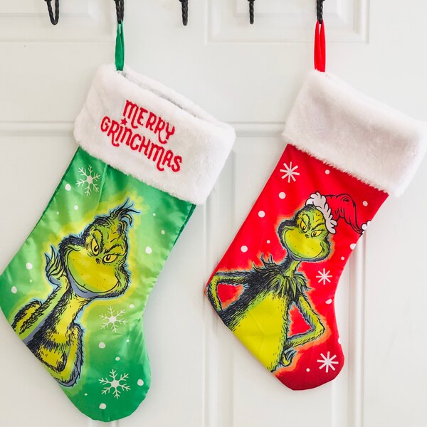 Grinch Stocking - Etsy