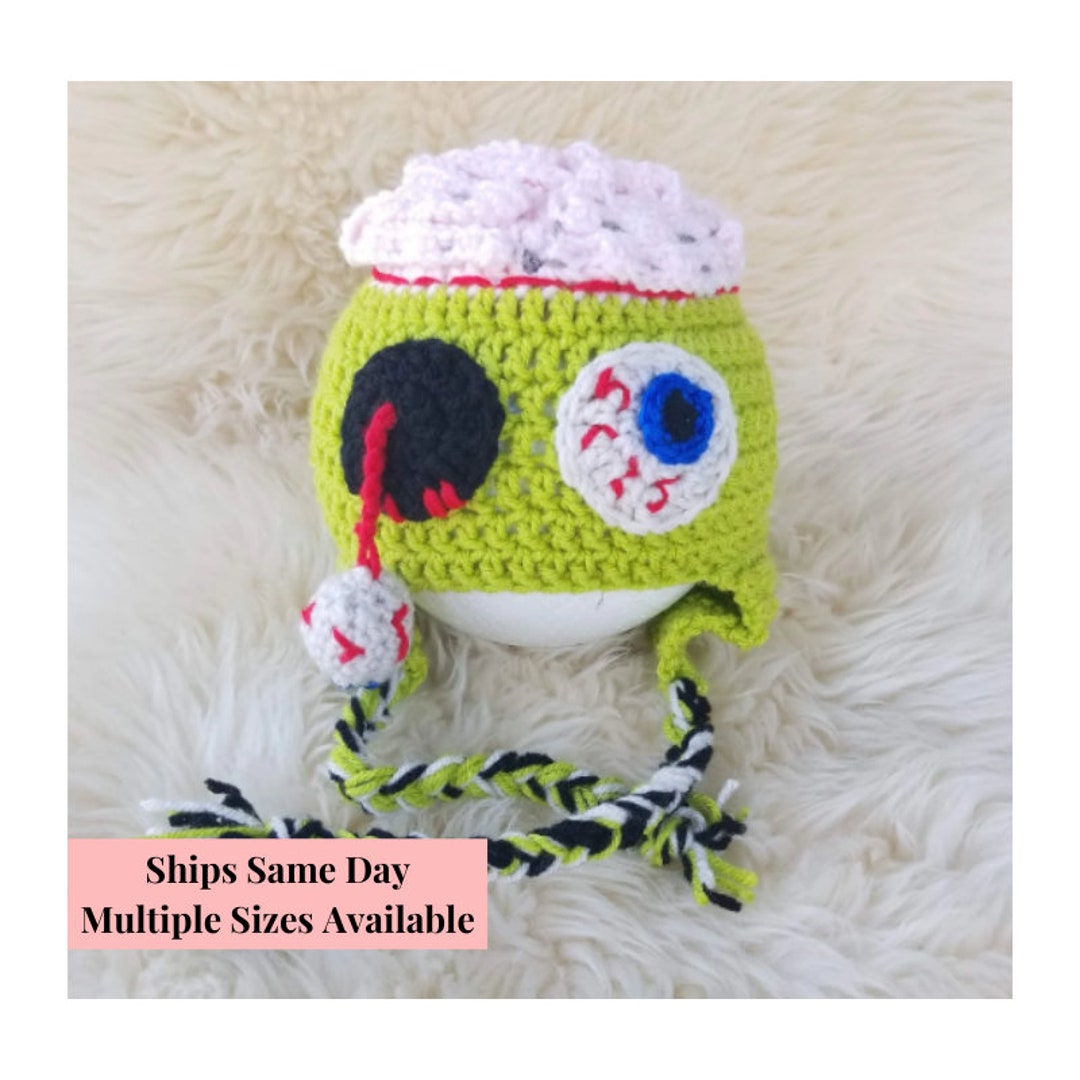 ZOMBIE COSTUME , Zombie Baby , Toddler Halloween Costume , Brain Hat - Etsy