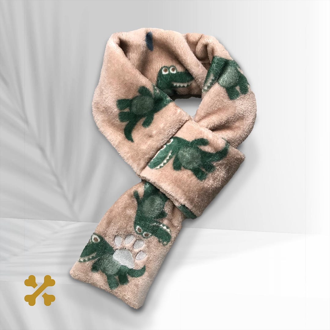 Custom Winter Dog Scarf Holiday Gift for Pets Personalized Dog Scarf ...