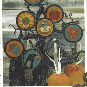 Autumn Penny Ornaments Folk Art Penny Pattern by Buttermilk Basin - Etsy