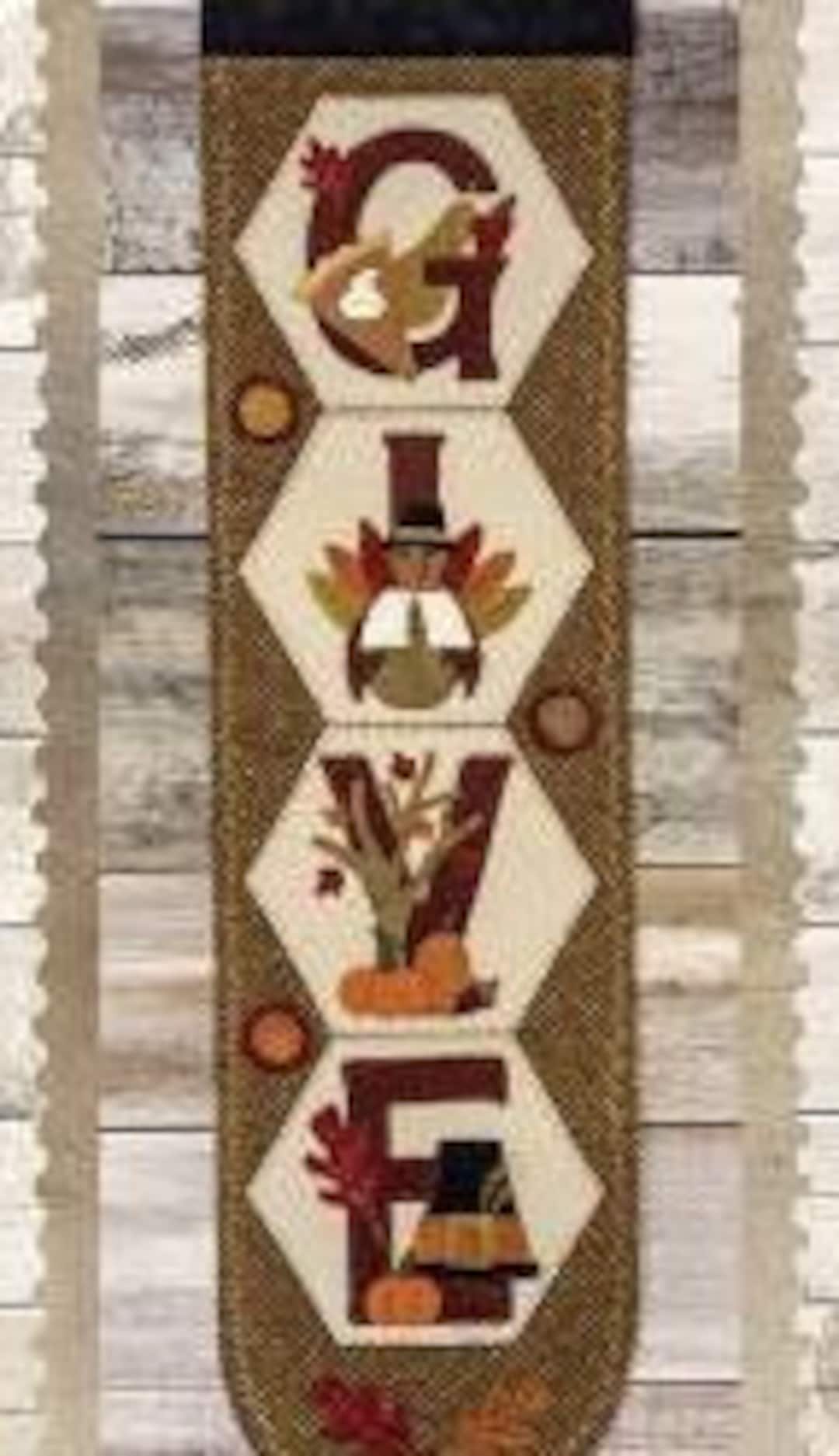 Hexi Door Greeter - November Folk Art Penny Pattern by Buttermilk Basin ...