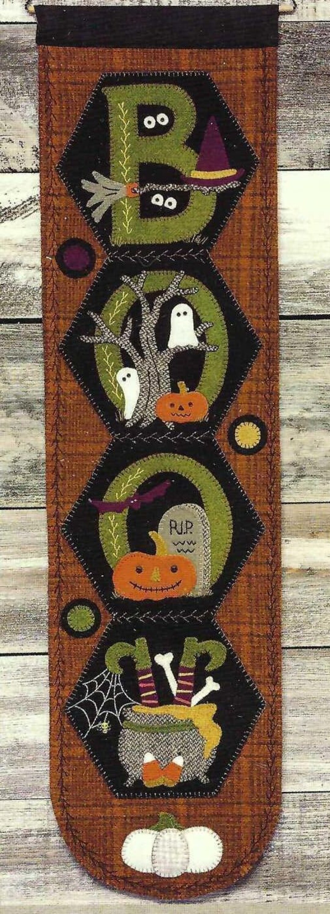 Hexi Door Greeter - October Penny Mat Folk Art Penny Pattern by ...