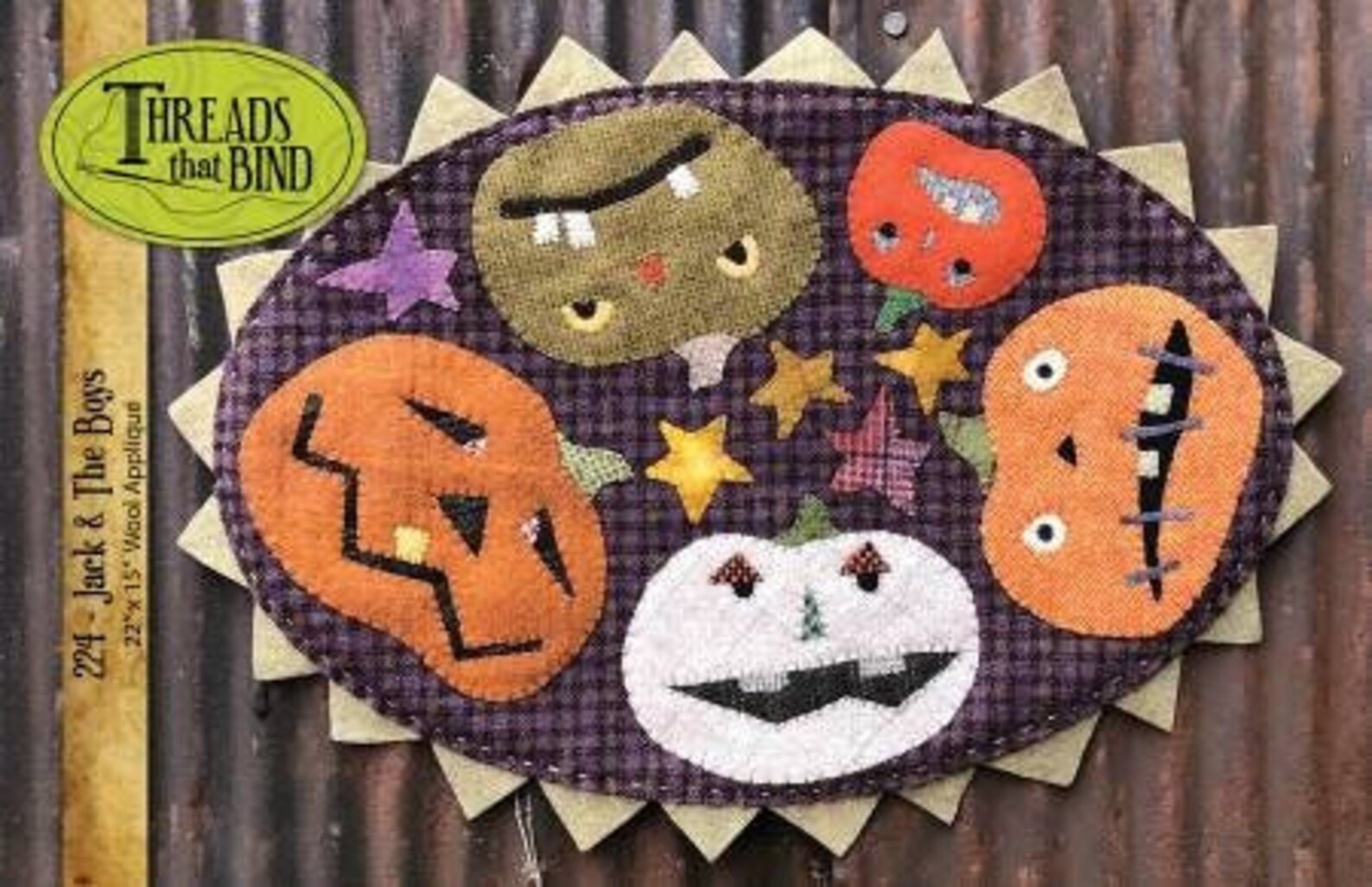 Jack & the Boys Folk Art Penny Rug by Threads That Bind - Pattern - Etsy