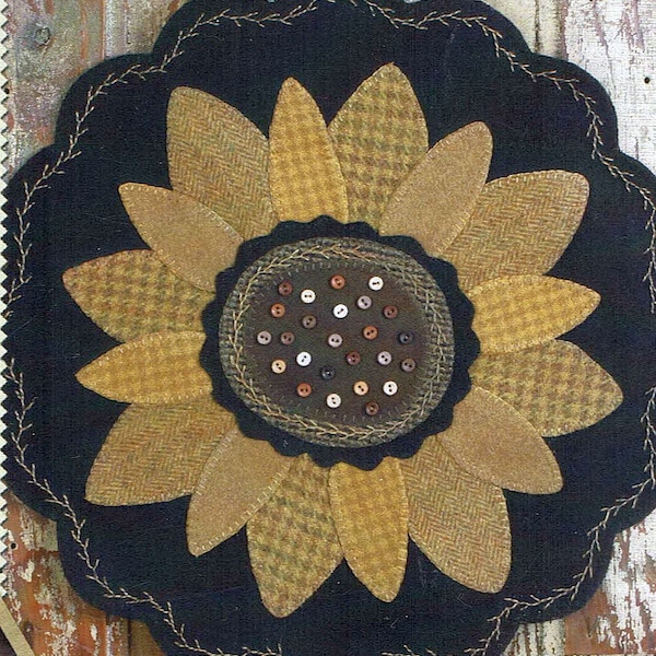 Sunflower Penny Rug - Etsy