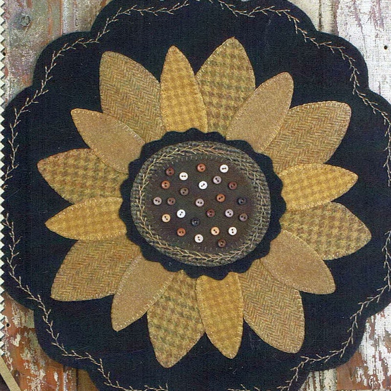 Sunflower Penny Rug - Etsy