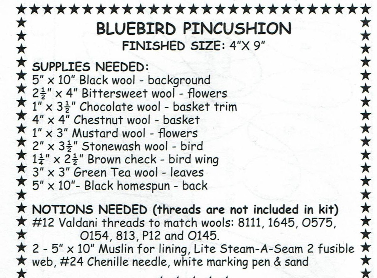 Bluebird Pin Cushion Folk Art Penny Pattern by Primitive Gatherings - Etsy