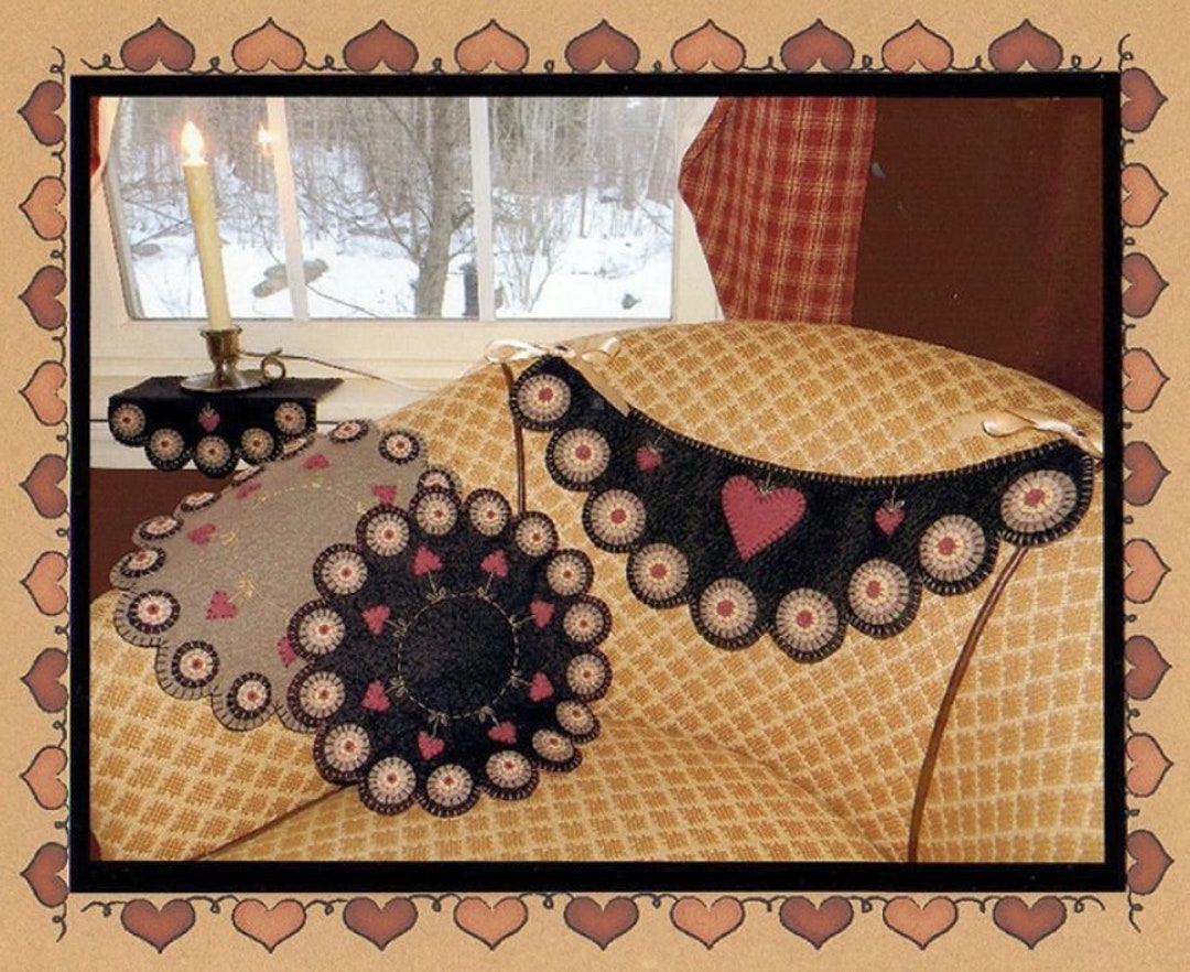 20% OFF Heartstrings Folk Art Penny Pattern by Penny Lane Primitives - Etsy
