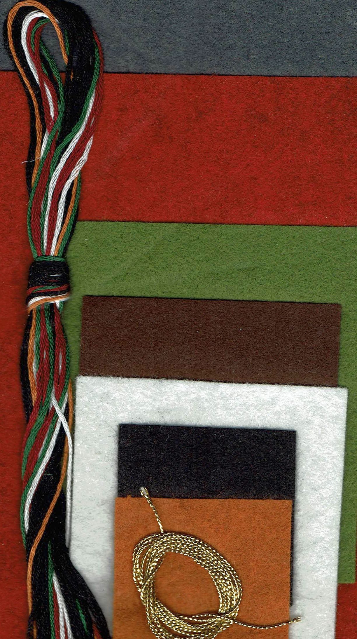 Charcoal Mittens Ornaments Folk Art Penny Rug by Rachel's of Greenfield ...