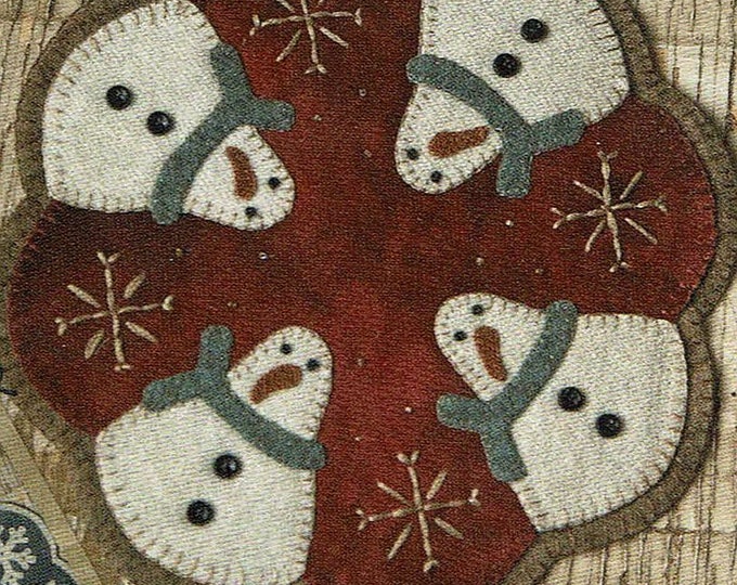 January Penny Mat Folk Art Penny Pattern by Buttermilk Basin - Etsy