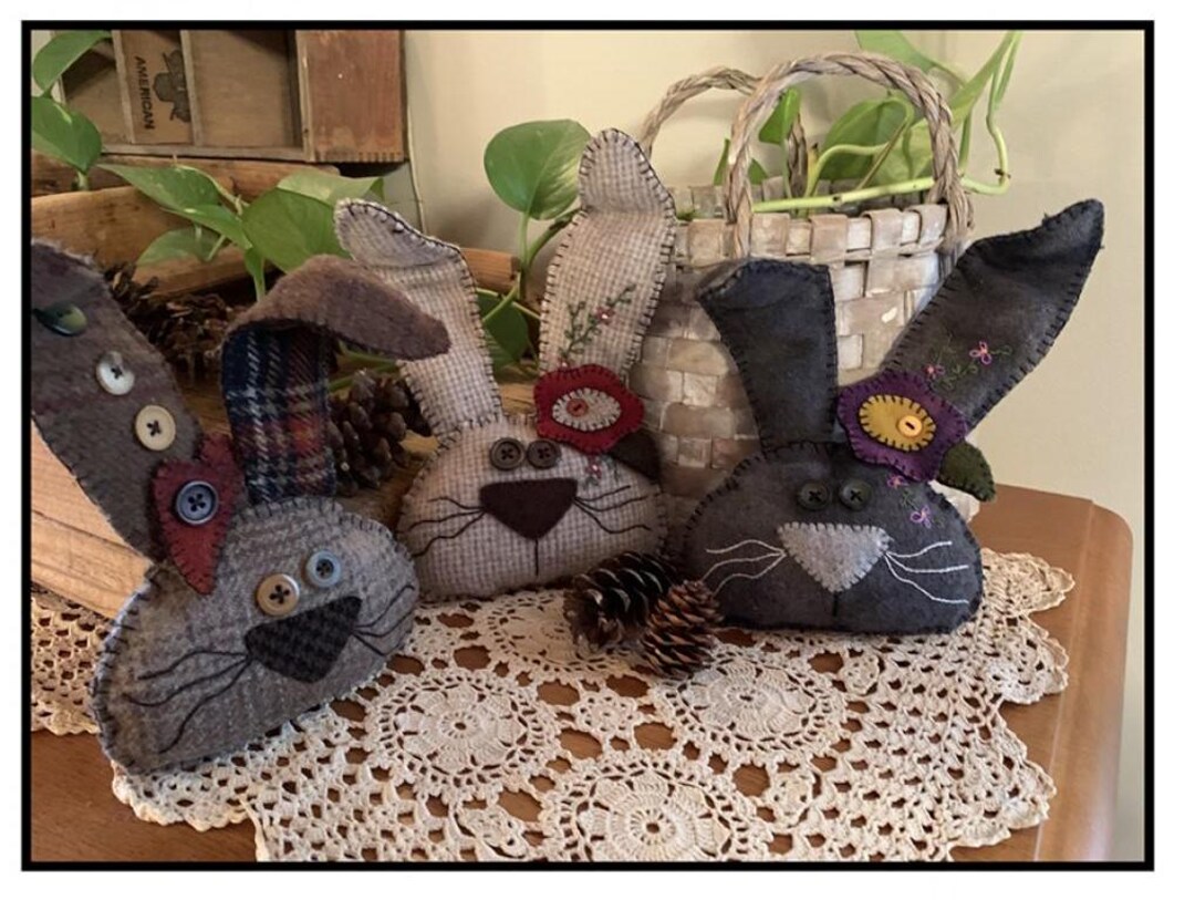 Bonnie Betty and Buttons Folk Art Penny Pattern by Rustic Country ...