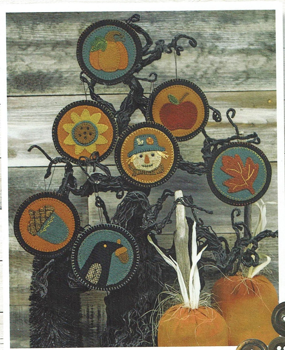 Autumn Penny Ornaments Folk Art Penny Pattern by Buttermilk Basin - Etsy