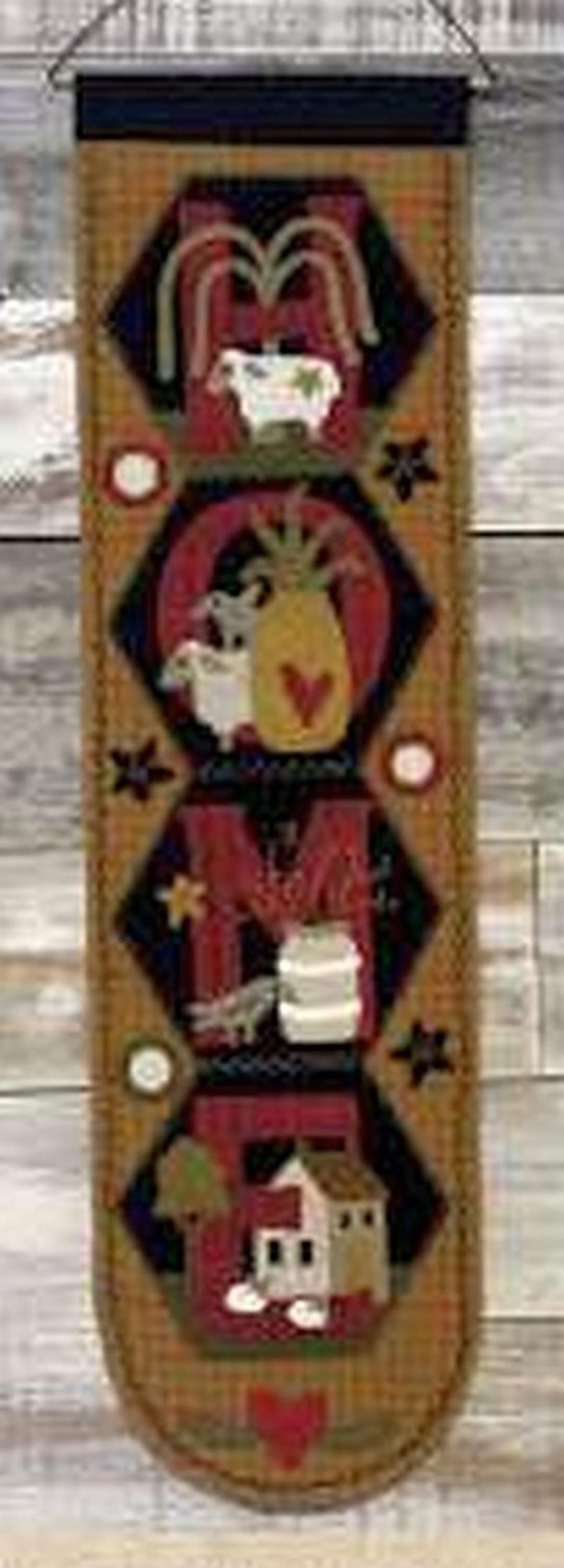 Hexi Door Greeter - June Folk Art Penny Pattern by Buttermilk Basin - Etsy