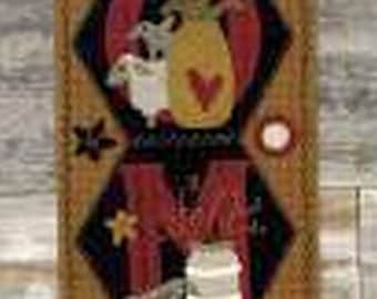 Hexi Door Greeter October Penny Mat Folk Art Penny Pattern by ...