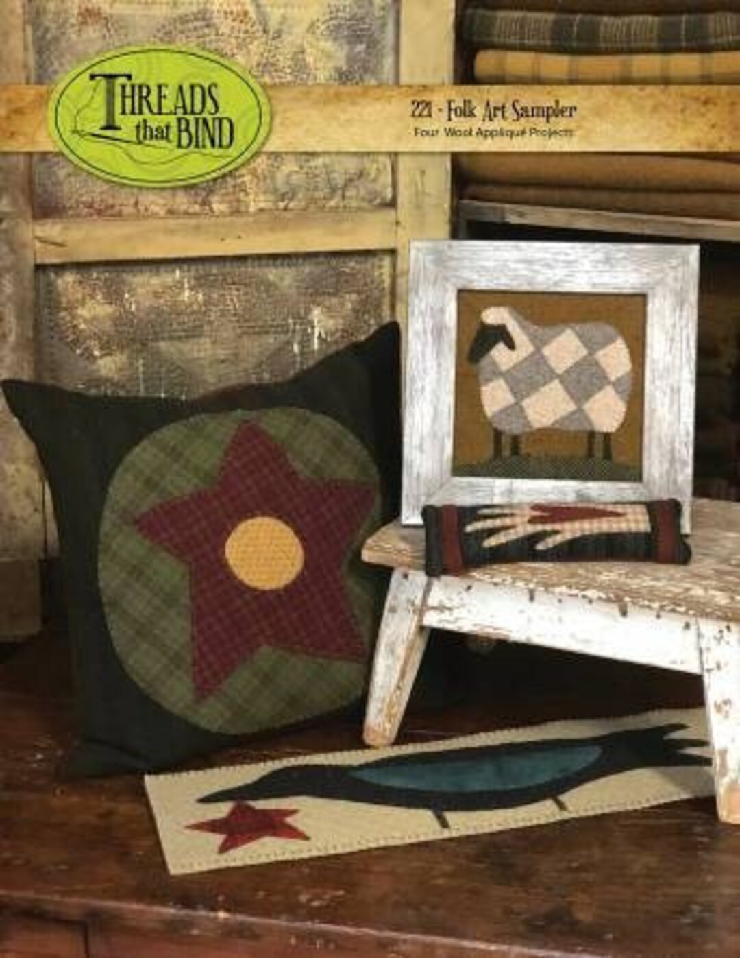 Folk Art Sampler Folk Art Penny Rug by Threads That Bind - Pattern - Etsy