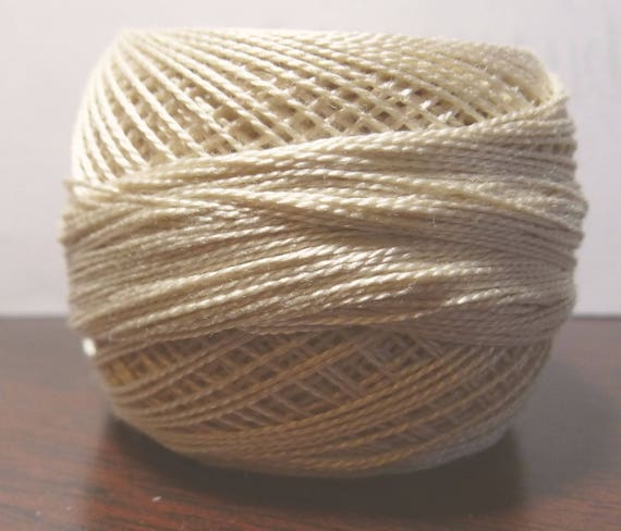 Ball of DMC 12 Pearl Cotton Color 822 | Etsy