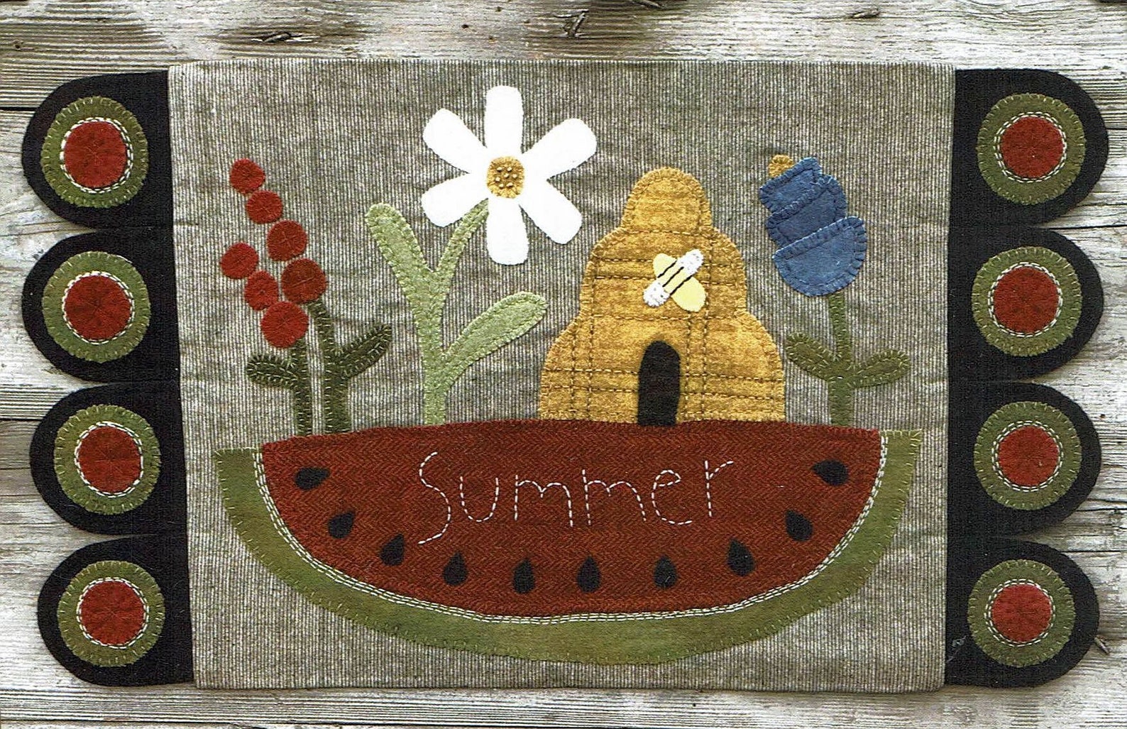 Summer Days by Wooden Spool Designs Folk Art Penny Pattern - Etsy