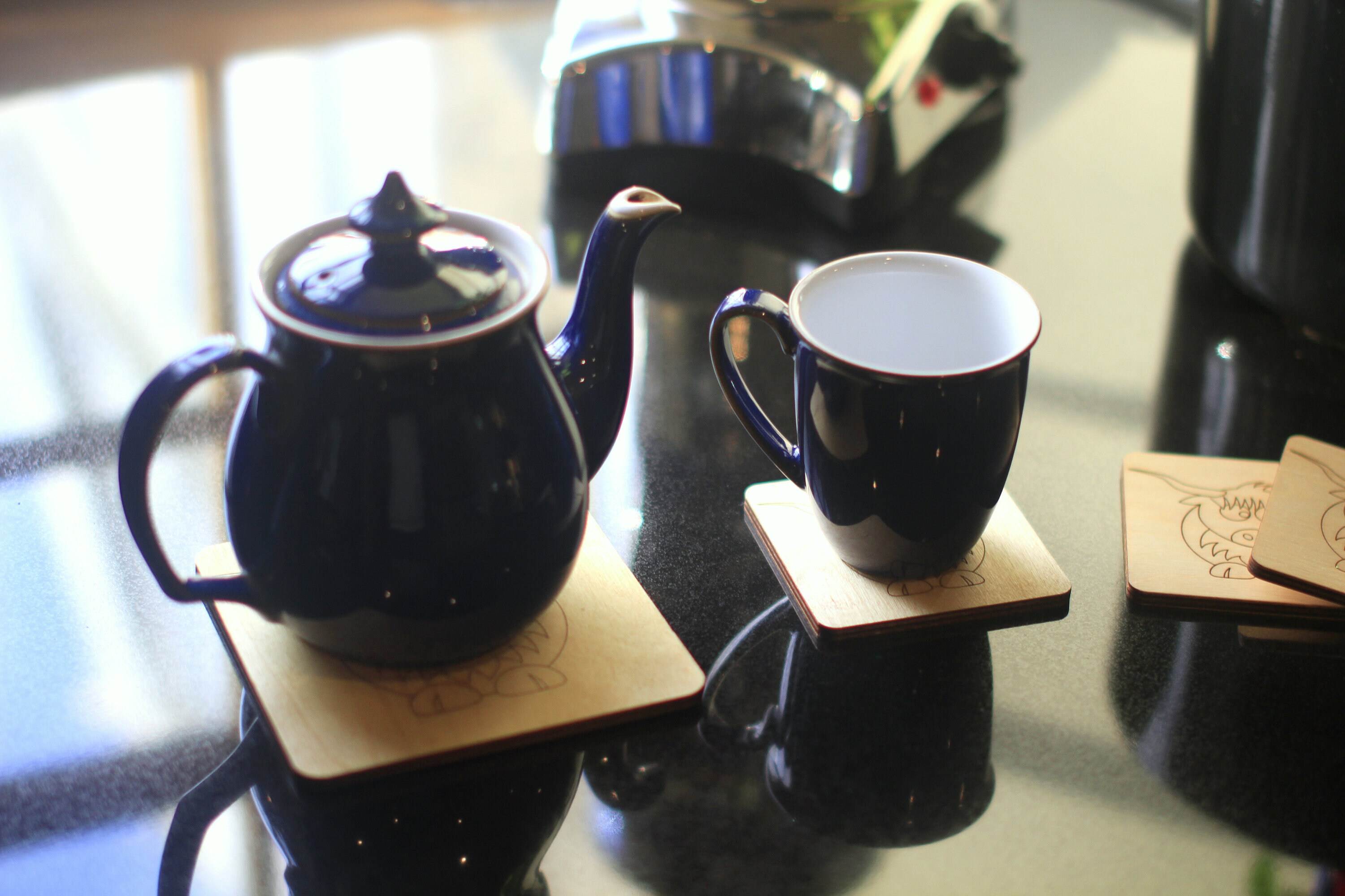 Scottish Highland Cow Wooden Teapot Trivet - Etsy UK