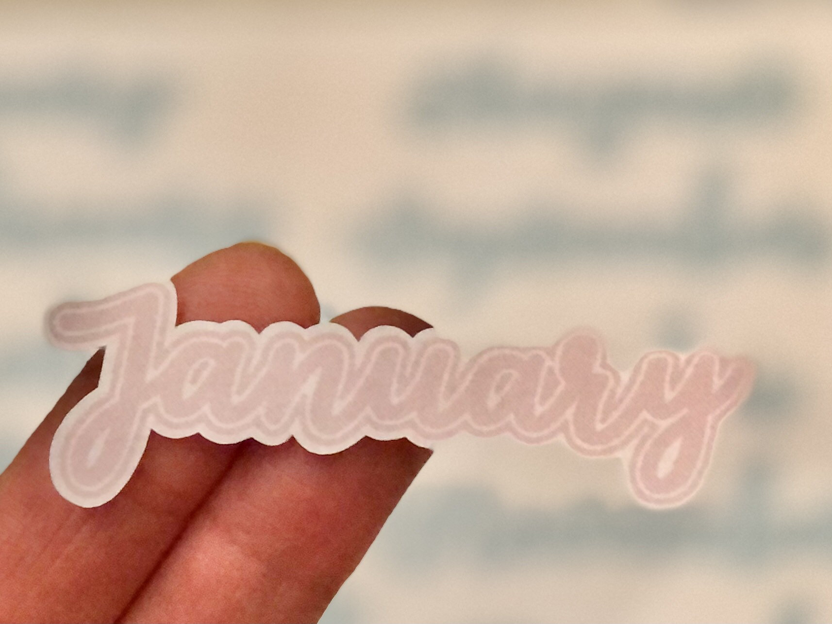 Months of the year stickers for bullet journal diary or | Etsy