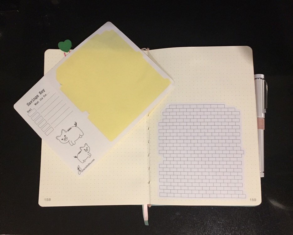 Large Savings Wall Sticker. Financial Tracker for Bullet - Etsy UK