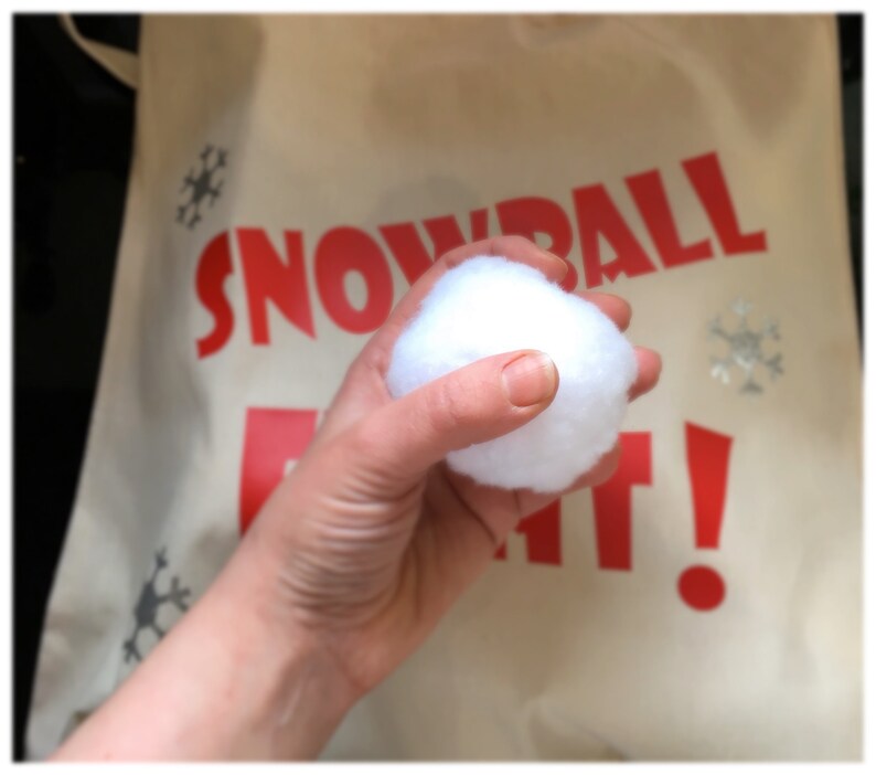 Indoor Fake Snowball Fight Game | Etsy