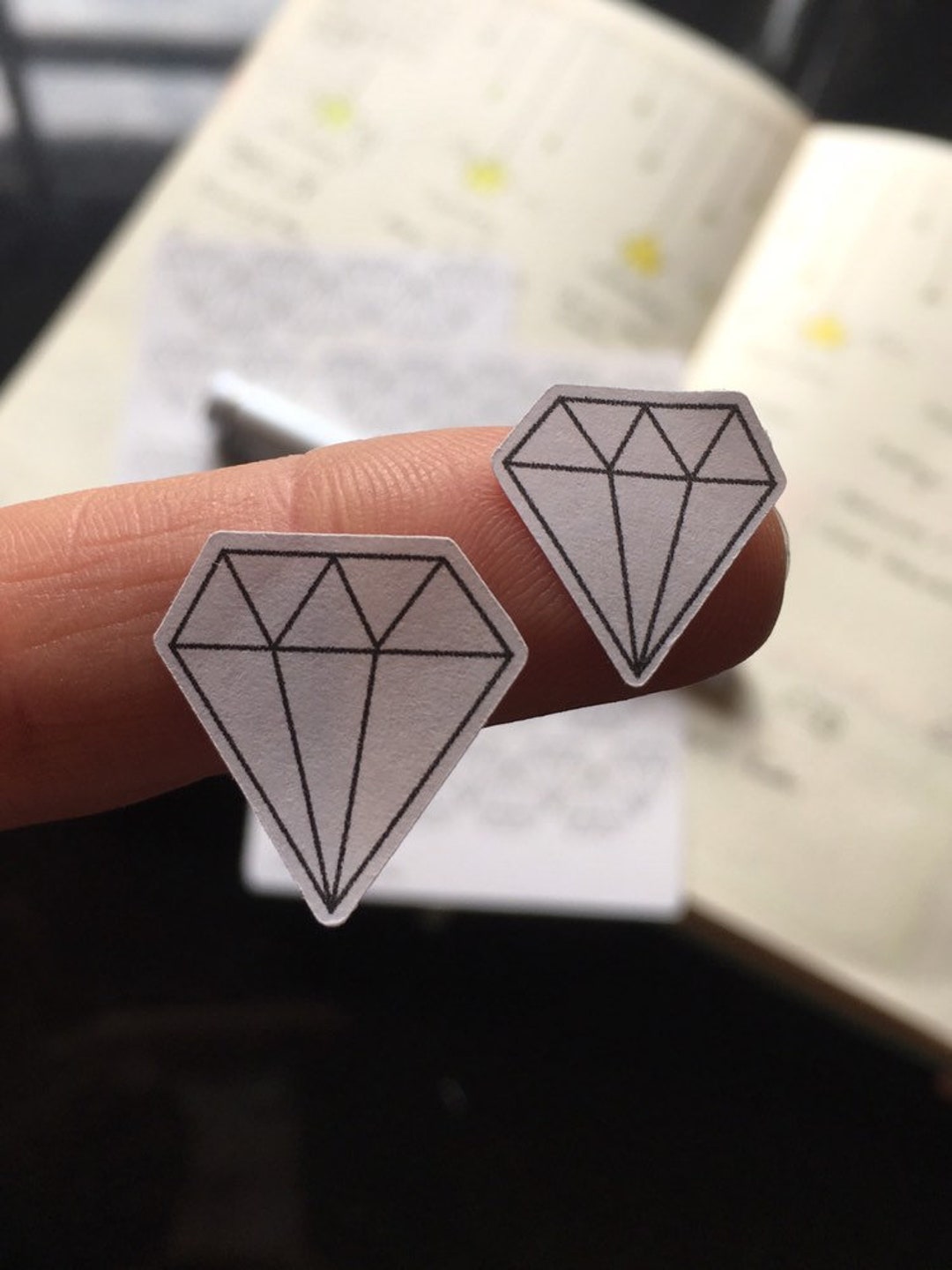 Diamond Sticker Sheet. Tracker and Decoration for Bullet Journal, Diary ...