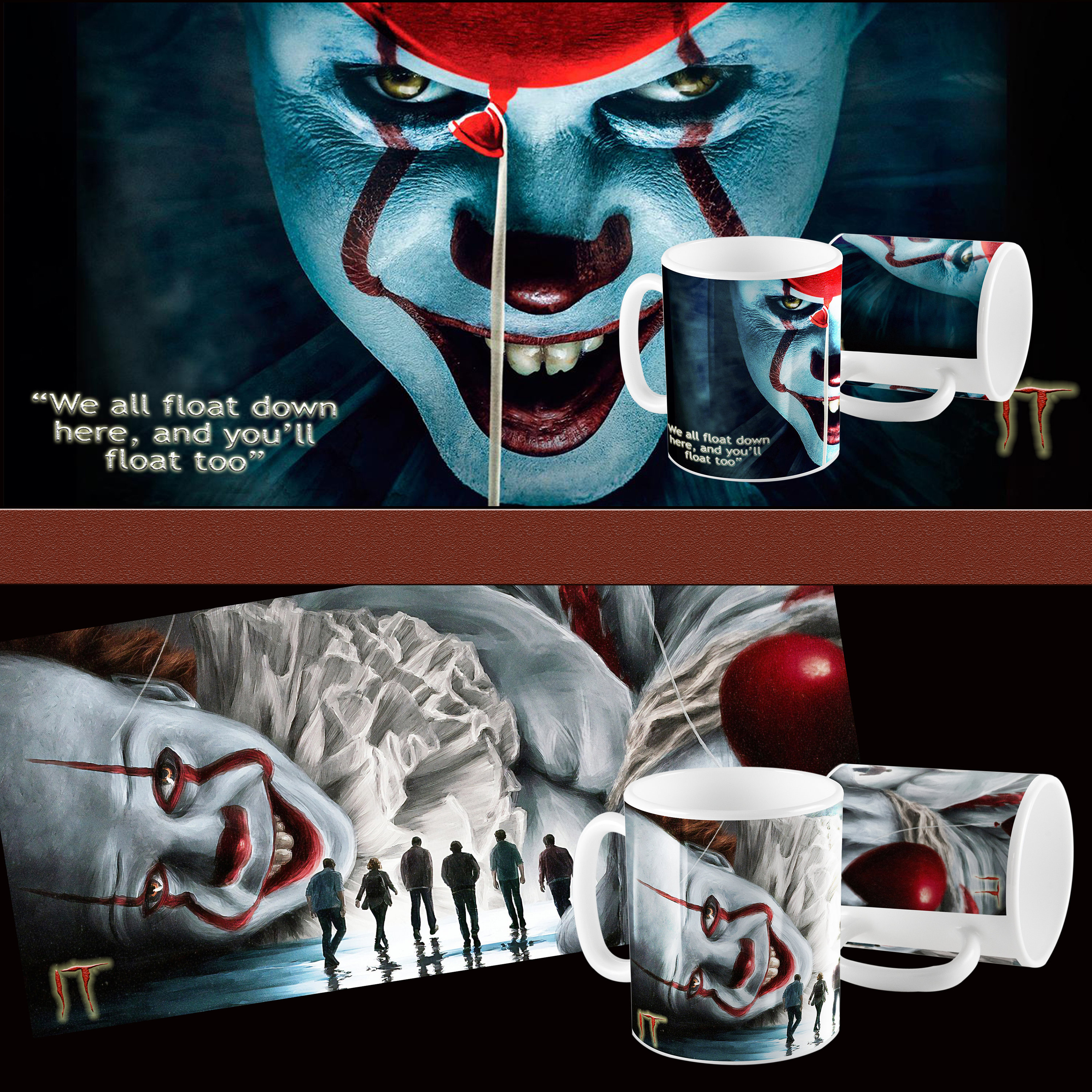 14 Plantillas para Sublimar IT PENNYWISE The Collection Terror | Etsy