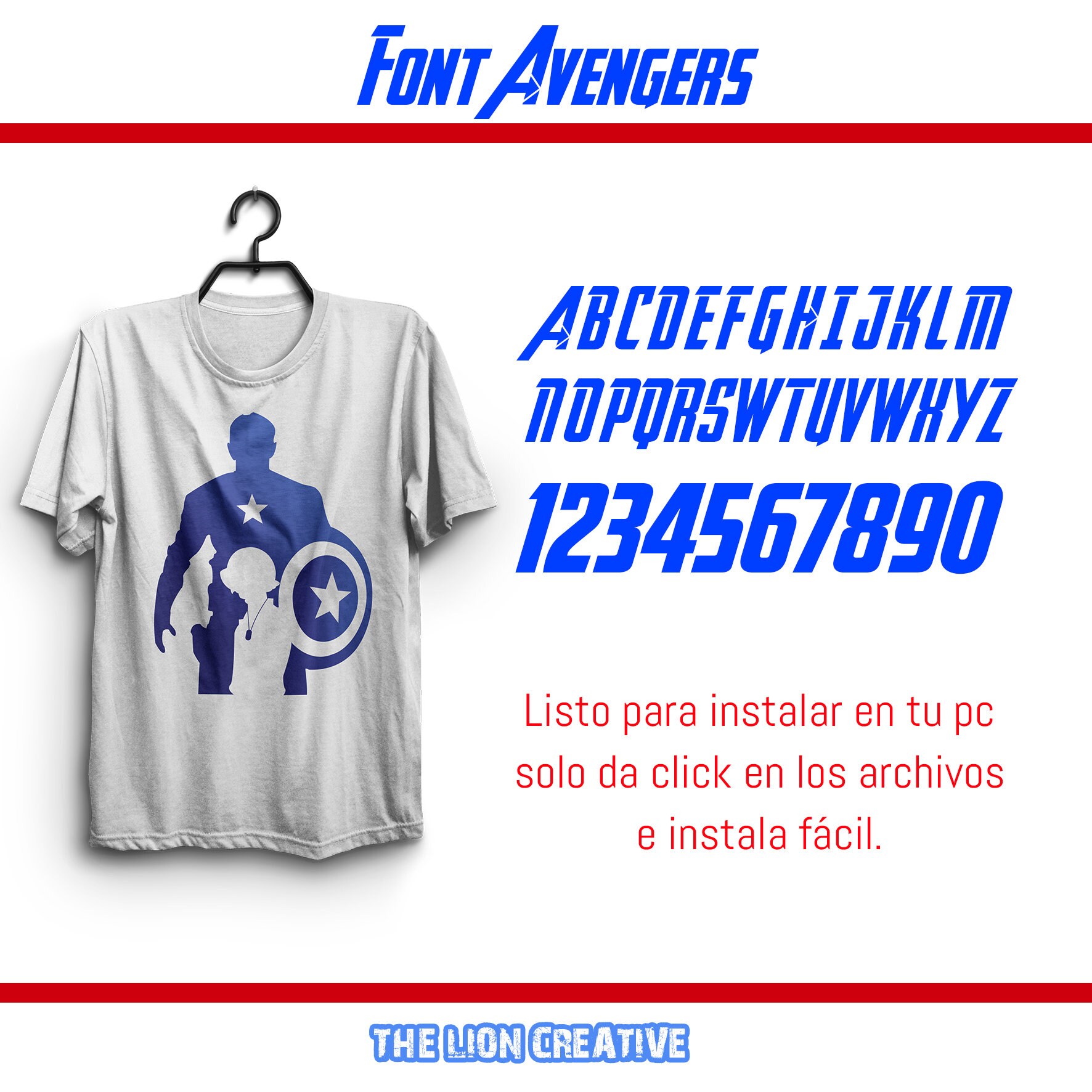 AVENGERS SILUETAS y LETRAS vengadores Digital Font avengers | Etsy