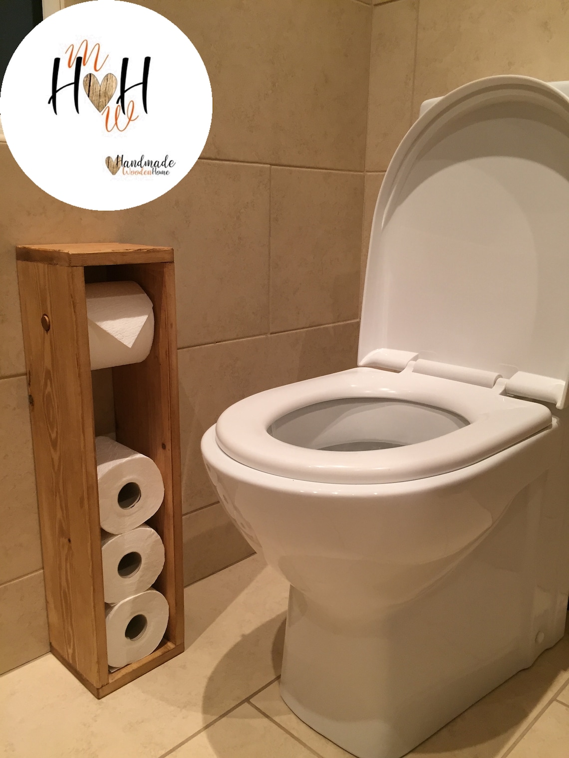 Handmade Toilet Roll Holder - Etsy UK