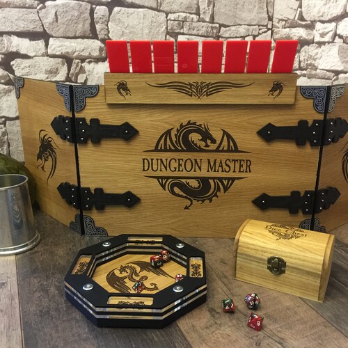 Screen for Board Rpg Game 36 Wooden Game Master Screen. | Etsy