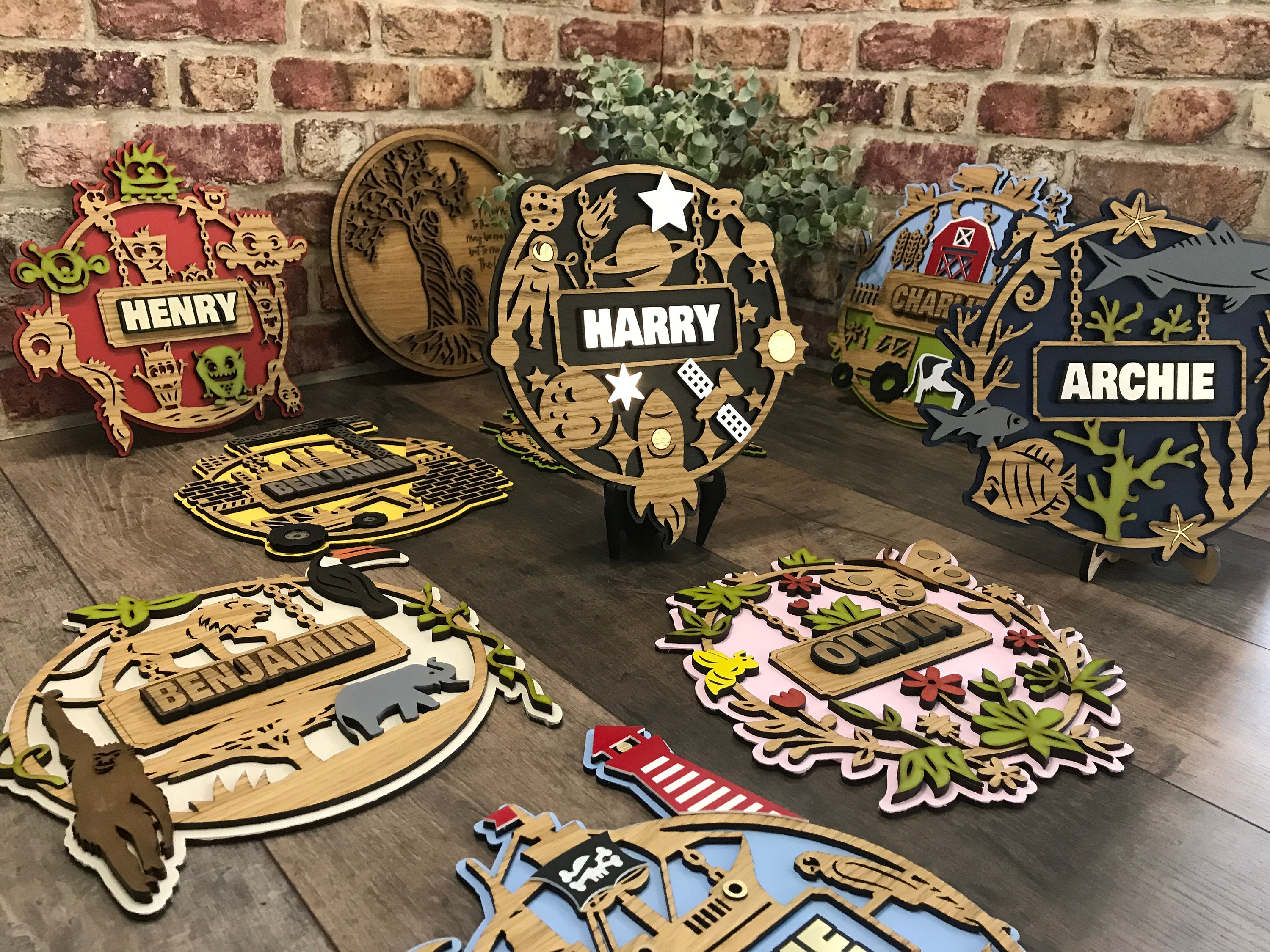 Personalised Custom Sign for Kids Room Nursery Bedroom Large - Etsy