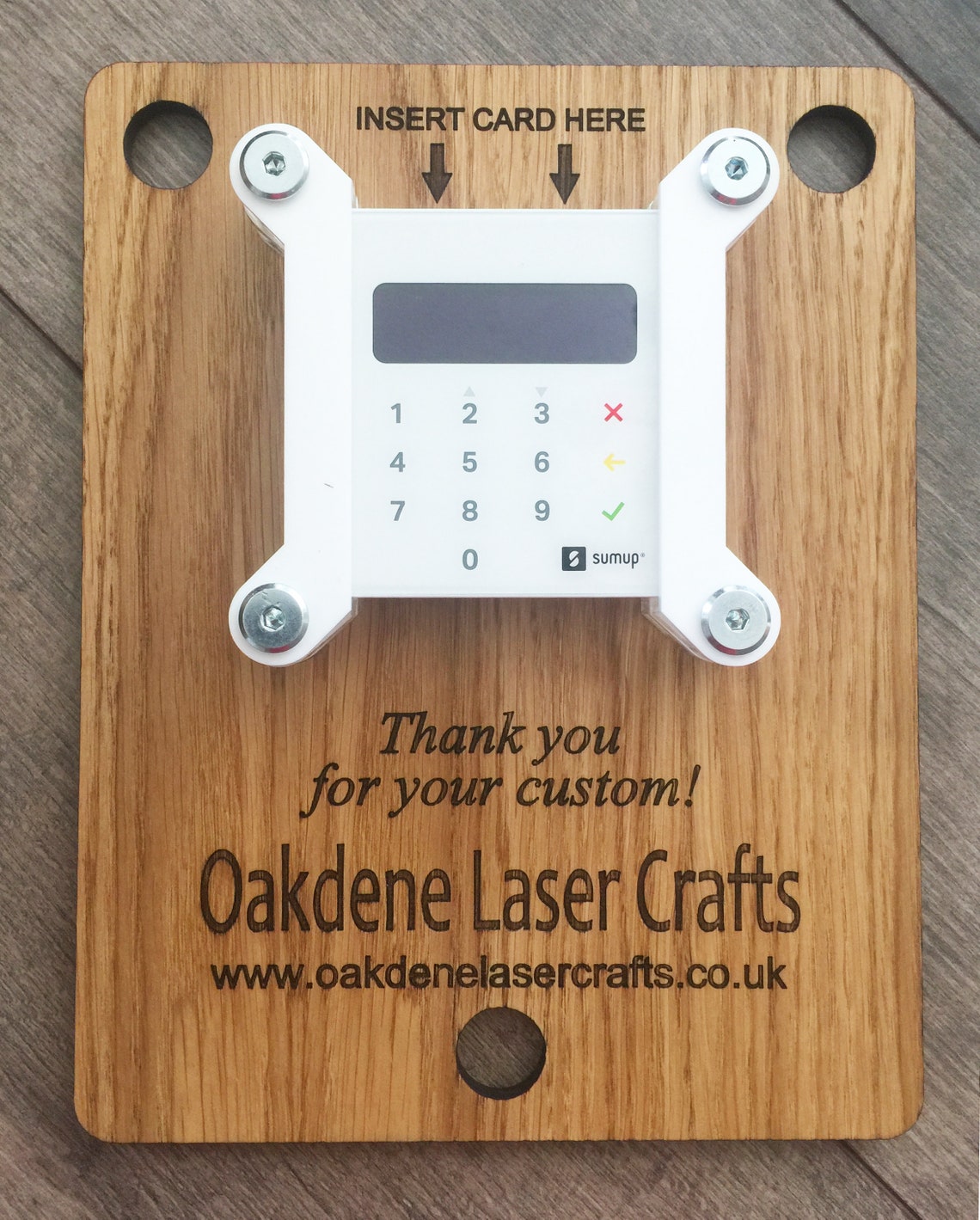 SUMUP Air Card Reader HOLDER STAND - Personalised for Your Business ...