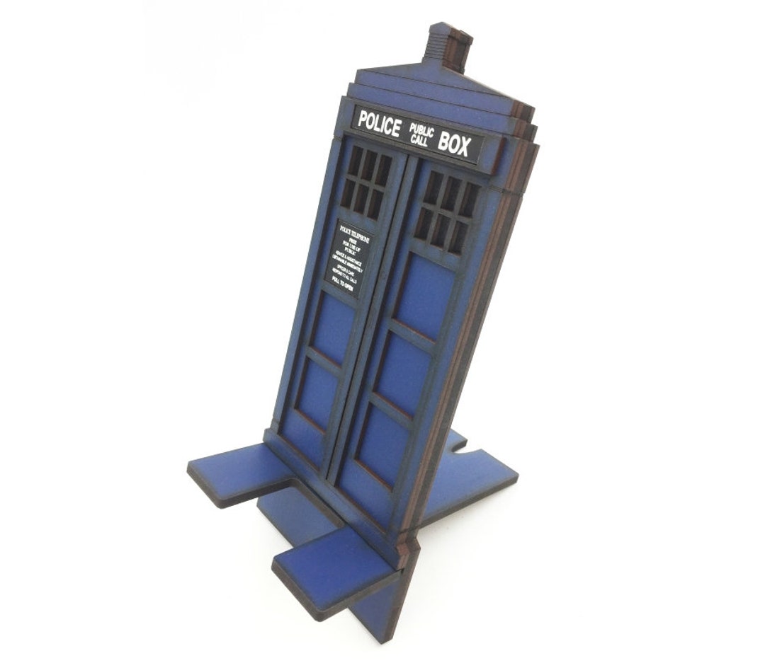 Doctor Who Tardis Style Mobile Phone Stand - Perfect Gift for Your ...