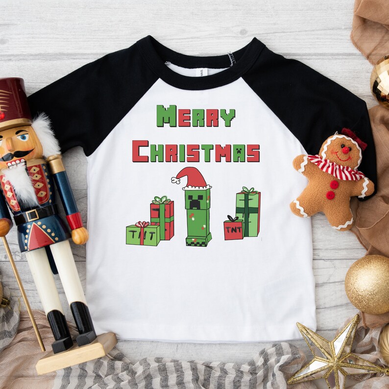 Minecraft Inspired Christmas PNG - Etsy