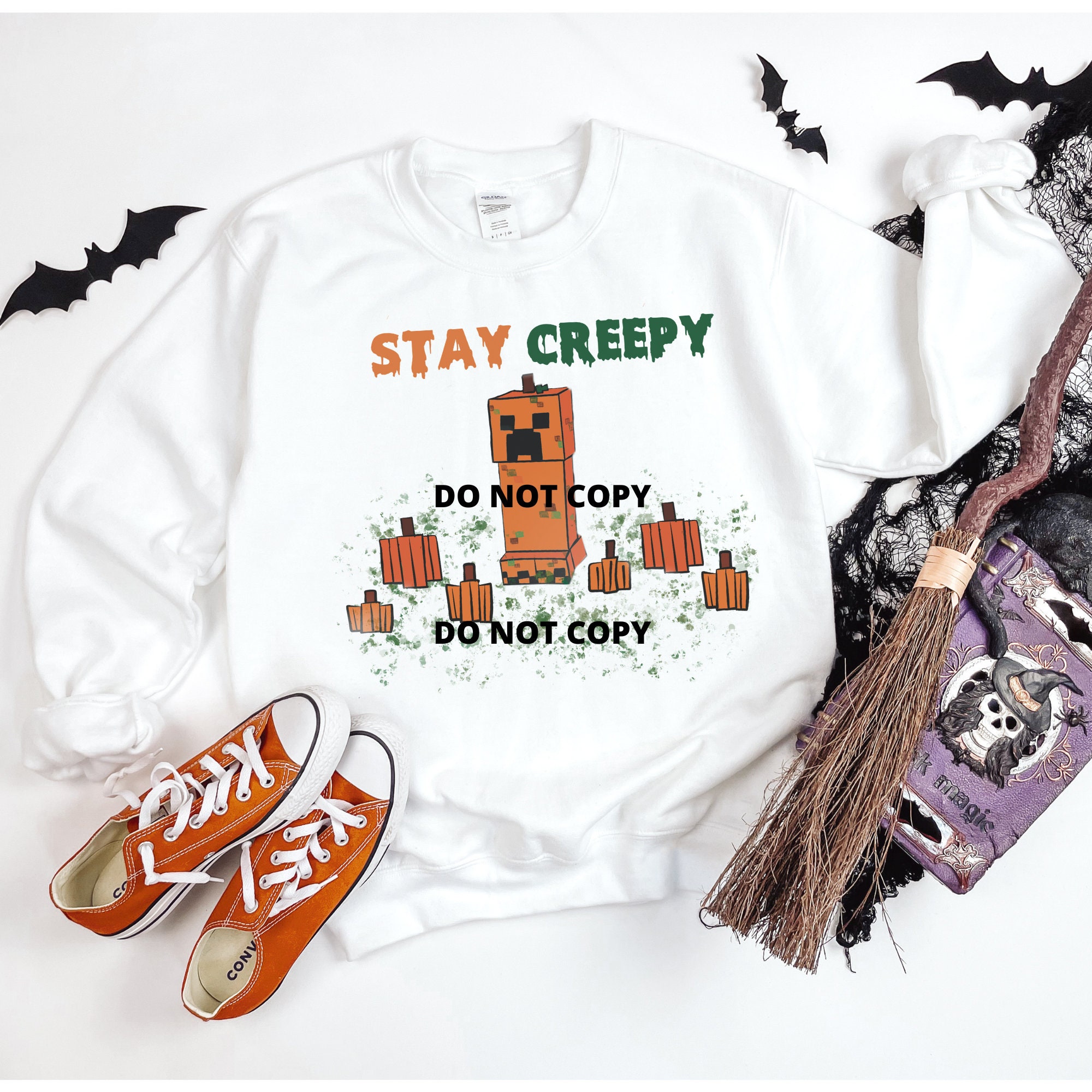 Minecraft Inspired Halloween Png - Etsy