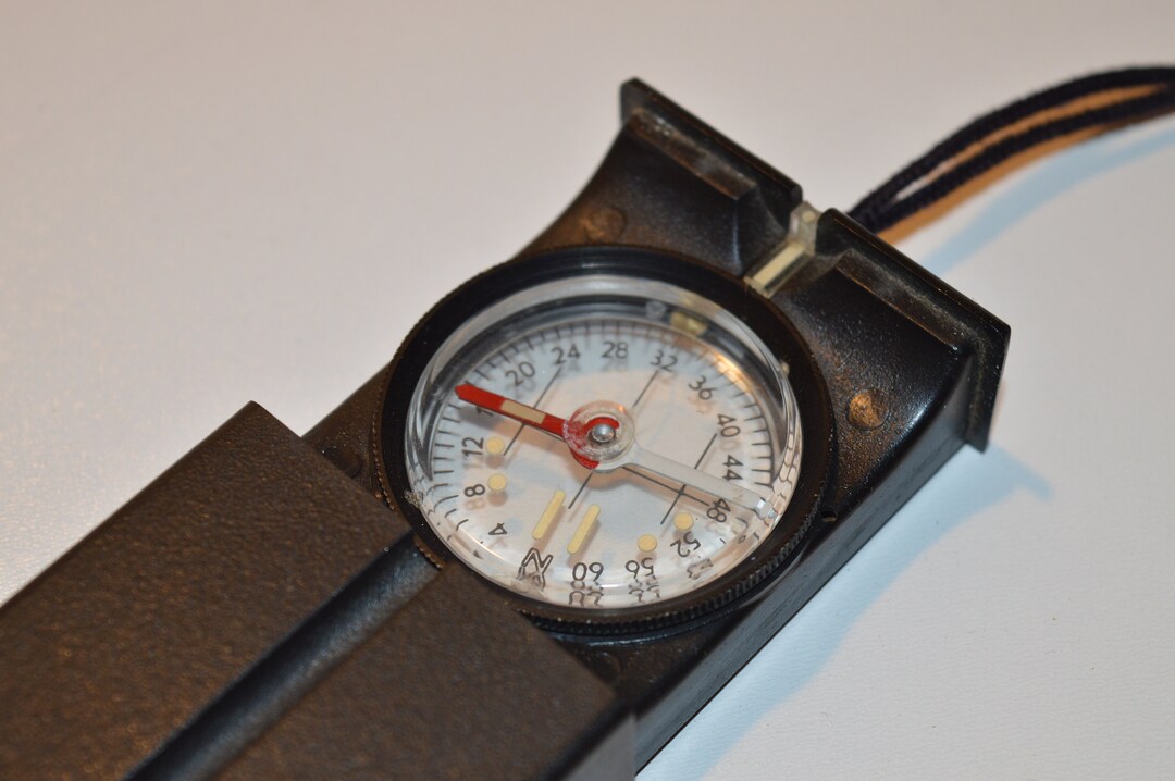 Swiss Compass From 1943 Recta Retractable With Mirror - Etsy