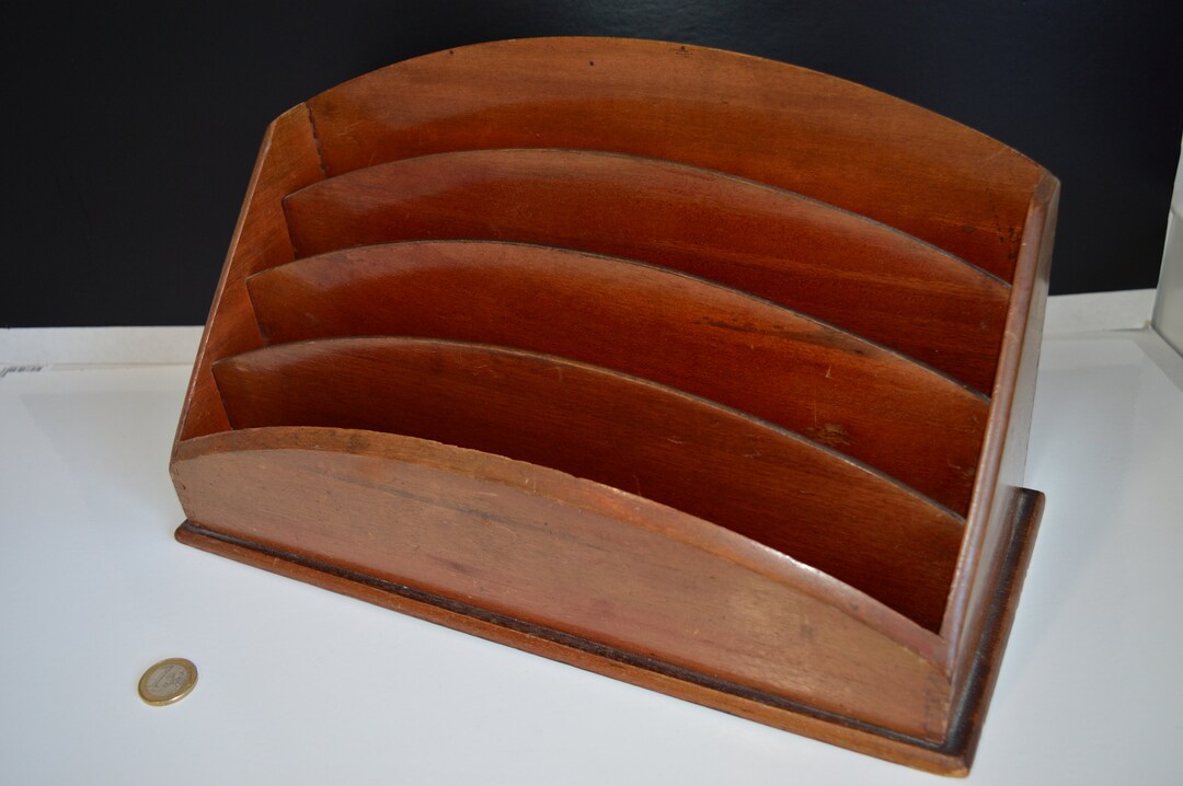 Old Receptacle With Vintage Wooden Letters 4 Storage Spaces - Etsy