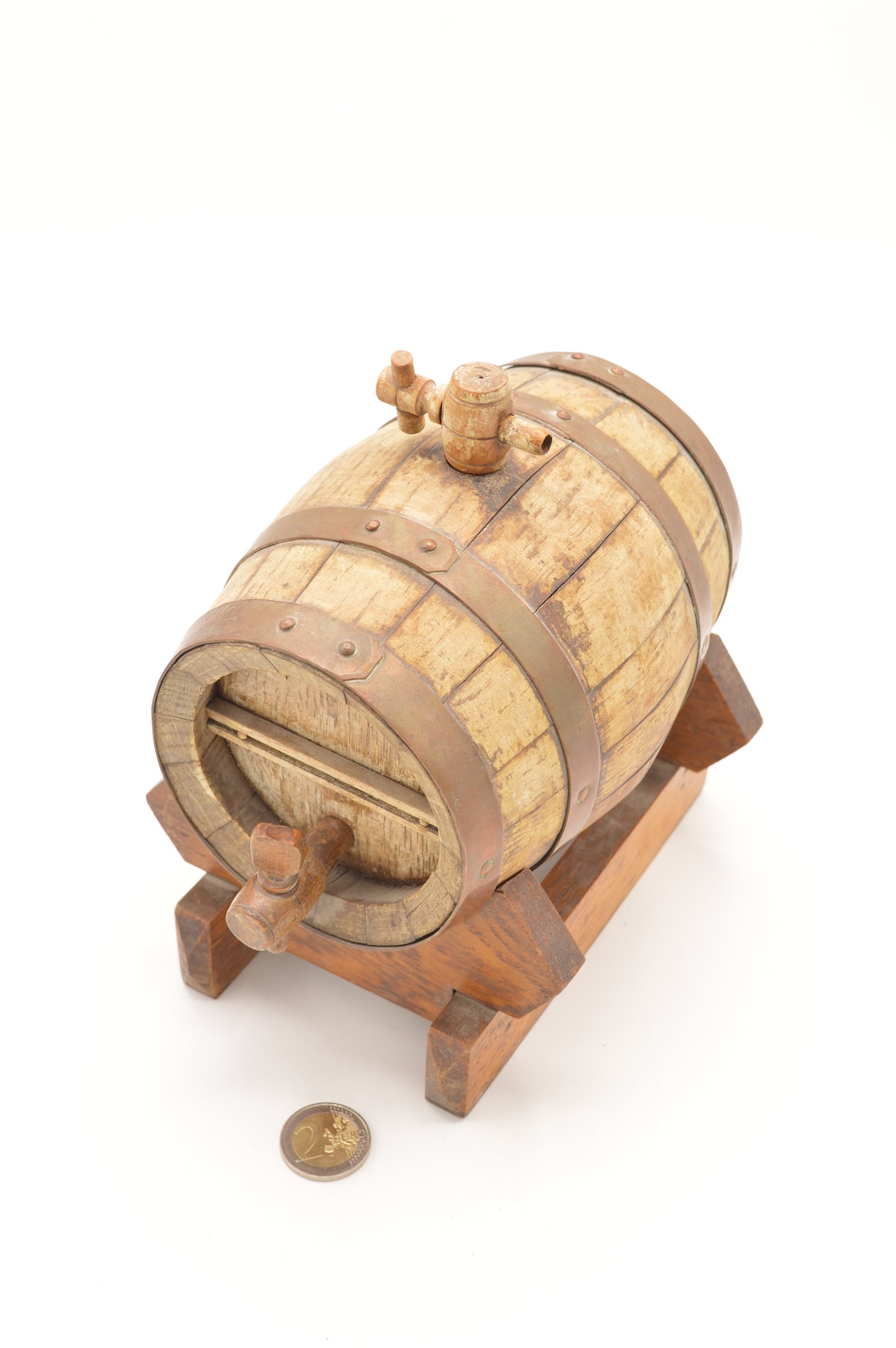 Decorative Wooden Barrel With Stand - Etsy