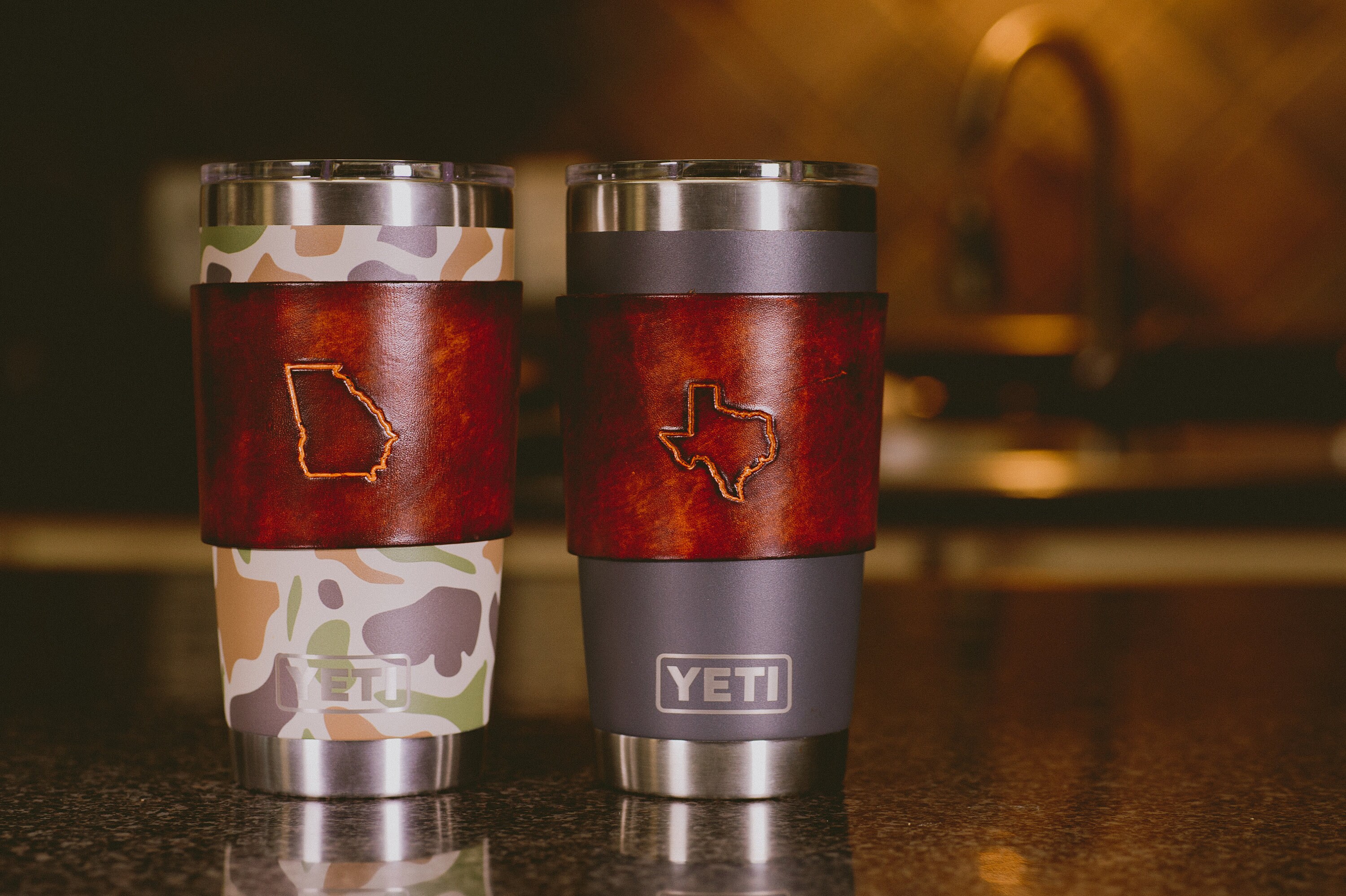 Leather Yeti Wrap - the State - Etsy