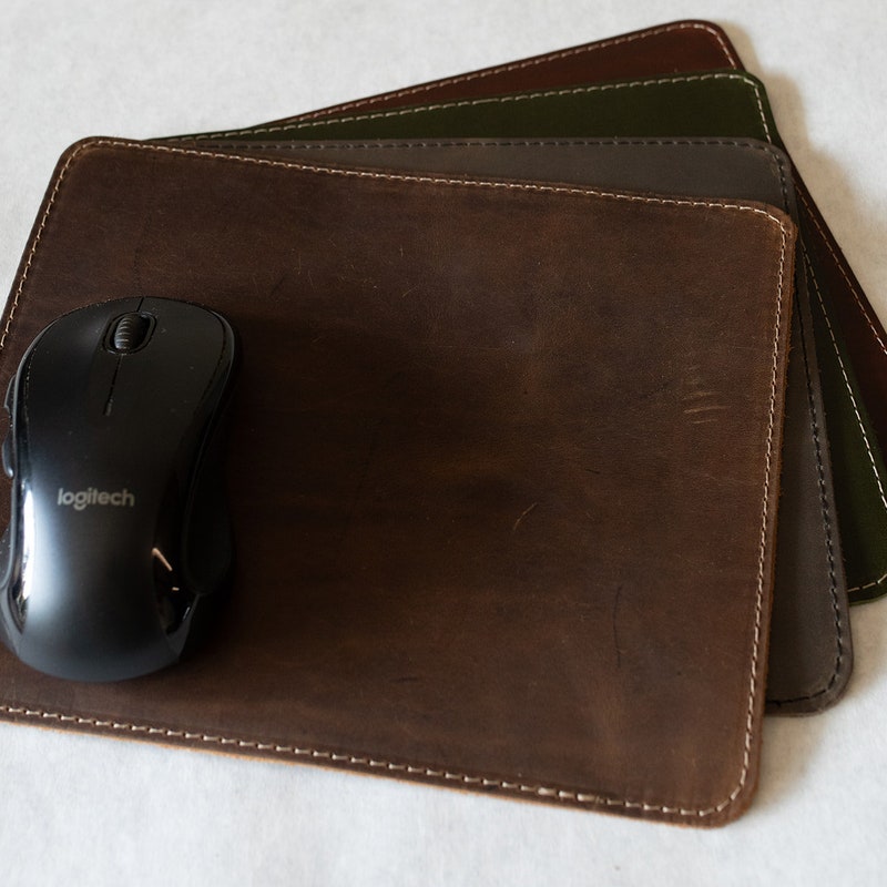 Leather Mouse Pad - Etsy