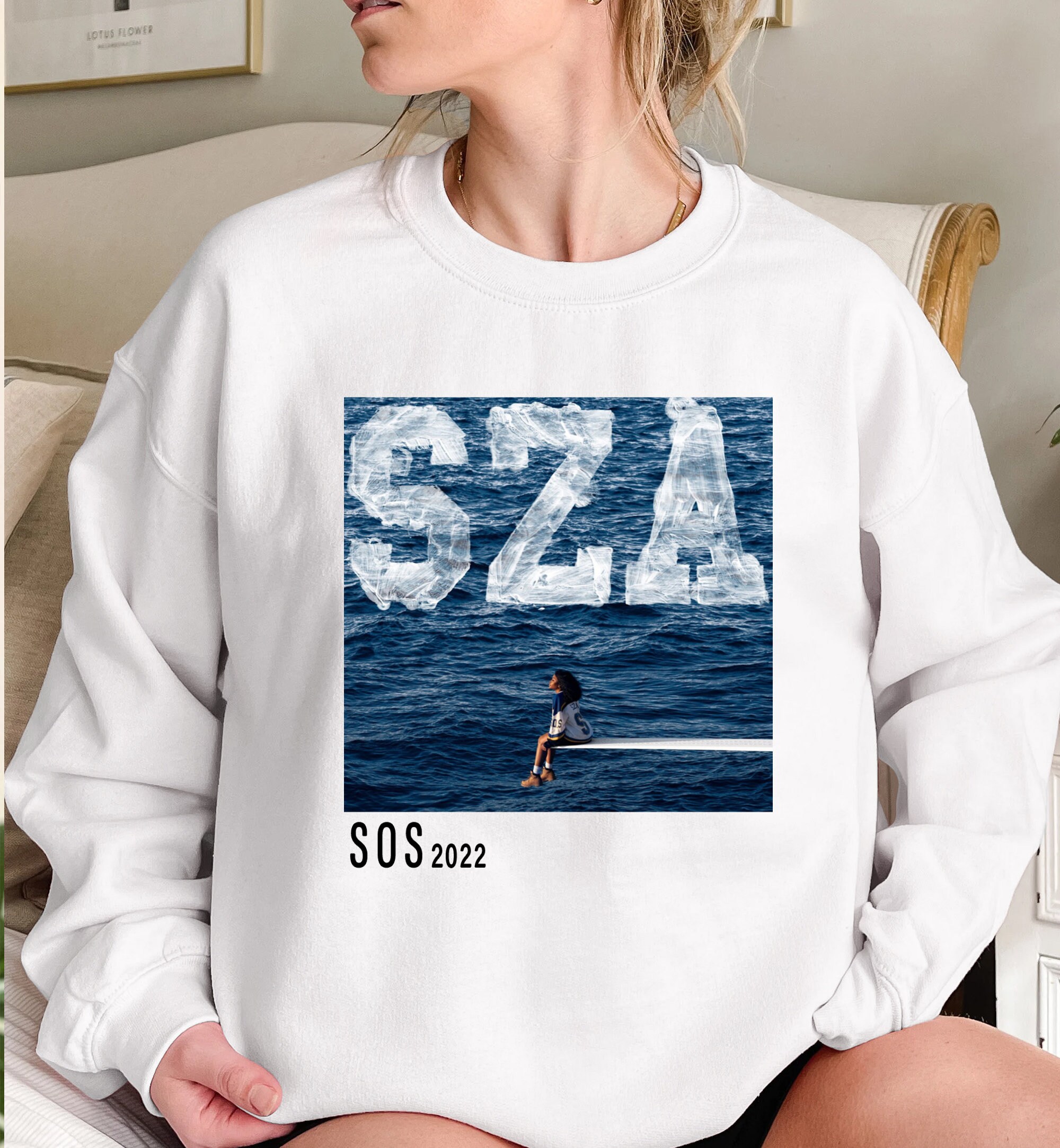 Sza SOS T Shirt, R&B Tee , Vintage Y2K Style Sos Graphic T-shirt sold ...