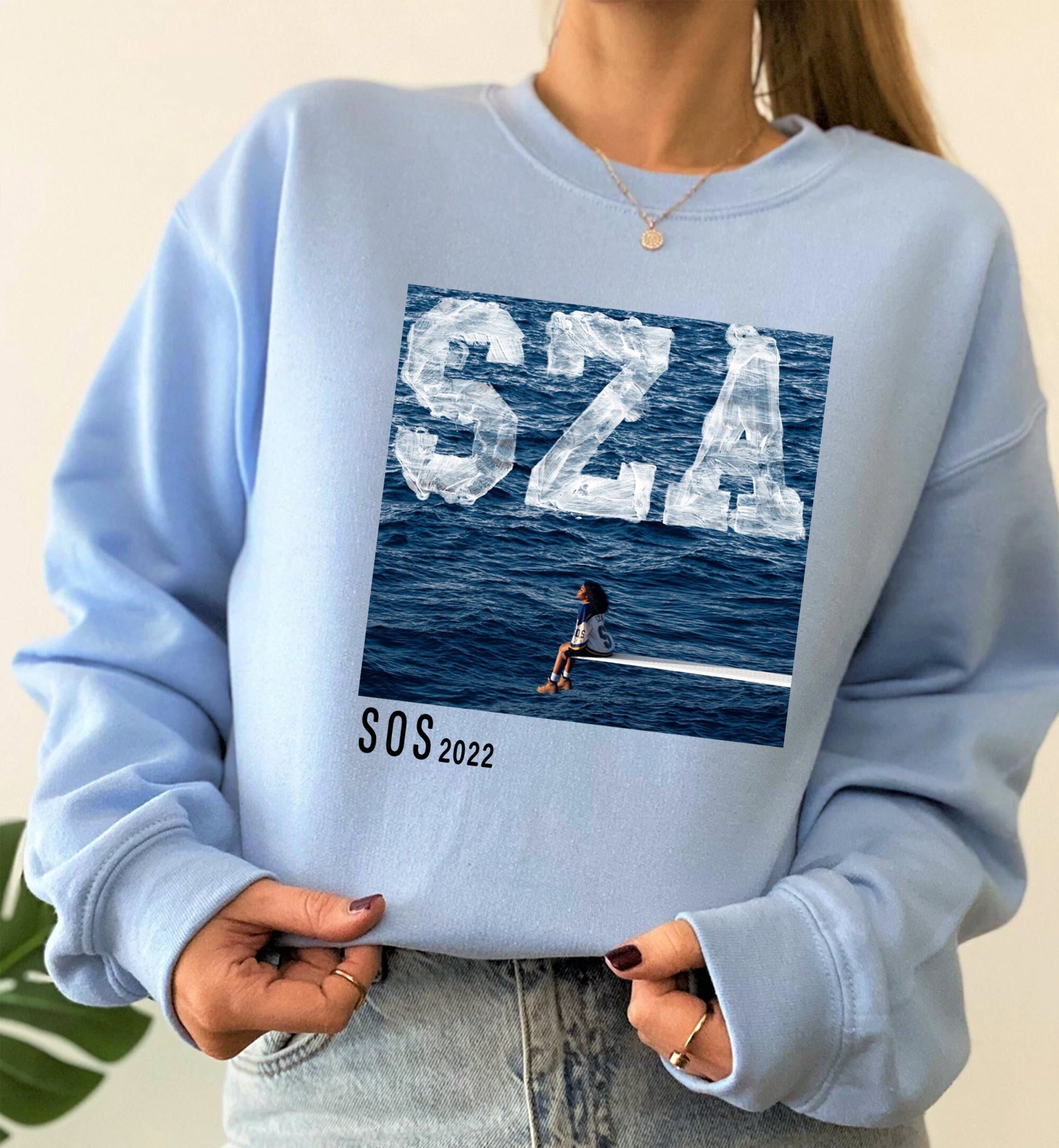 Sza SOS T Shirt, R&B Tee , Vintage Y2K Style Sos Graphic T-shirt sold ...