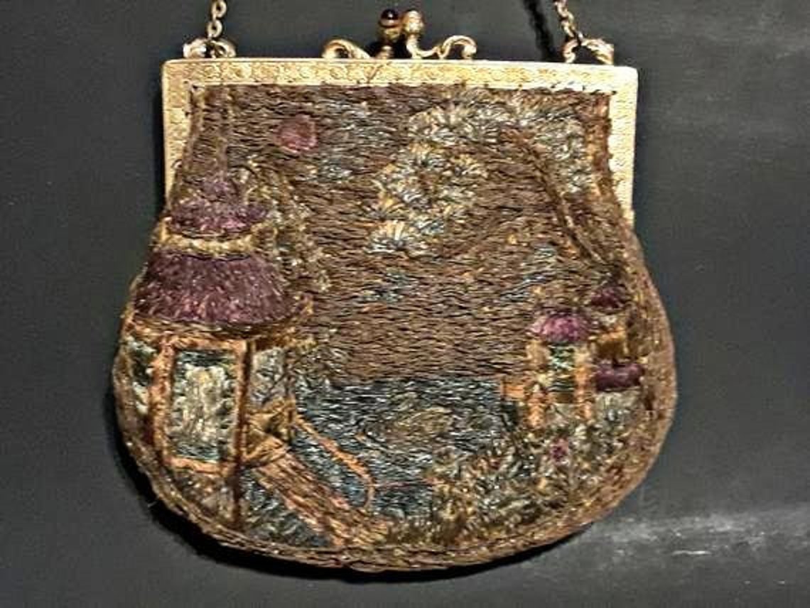 Antique Jeweled Frame Purse Art Deco 1920s Jewels Chinese - Etsy