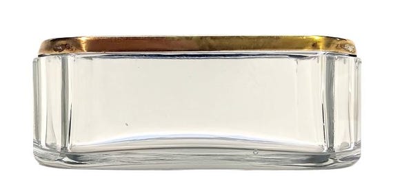 Antique WMF Vanity Jar Victorian Cut Crystal 1880s Br… - Gem