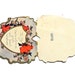 Antique Victorian Valentine Card Heart Shape Embossed Paper Romantic ...