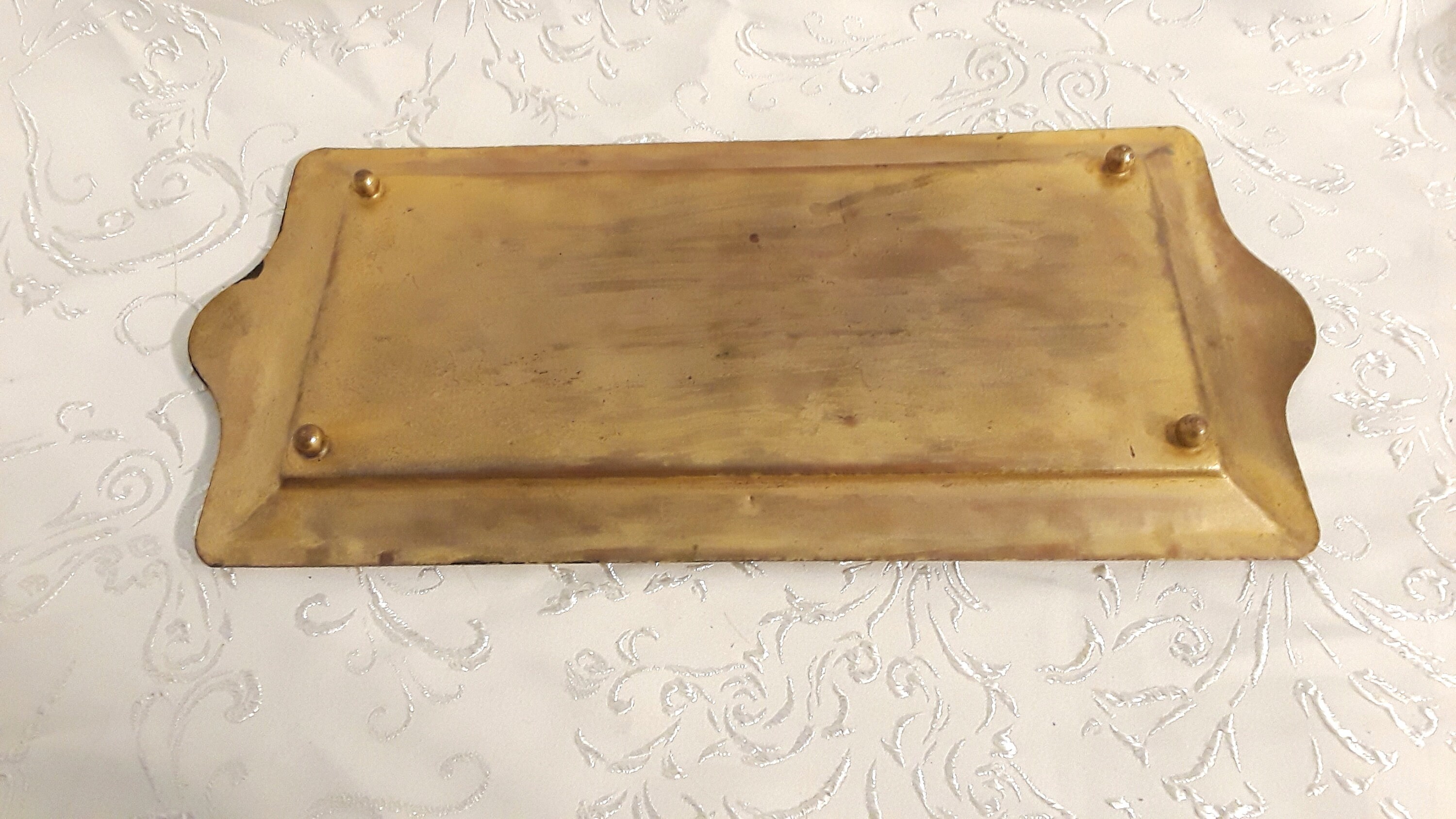 Antique Jeweled Vanity Tray Silvercraft 1920s Rectangular Blue - Etsy