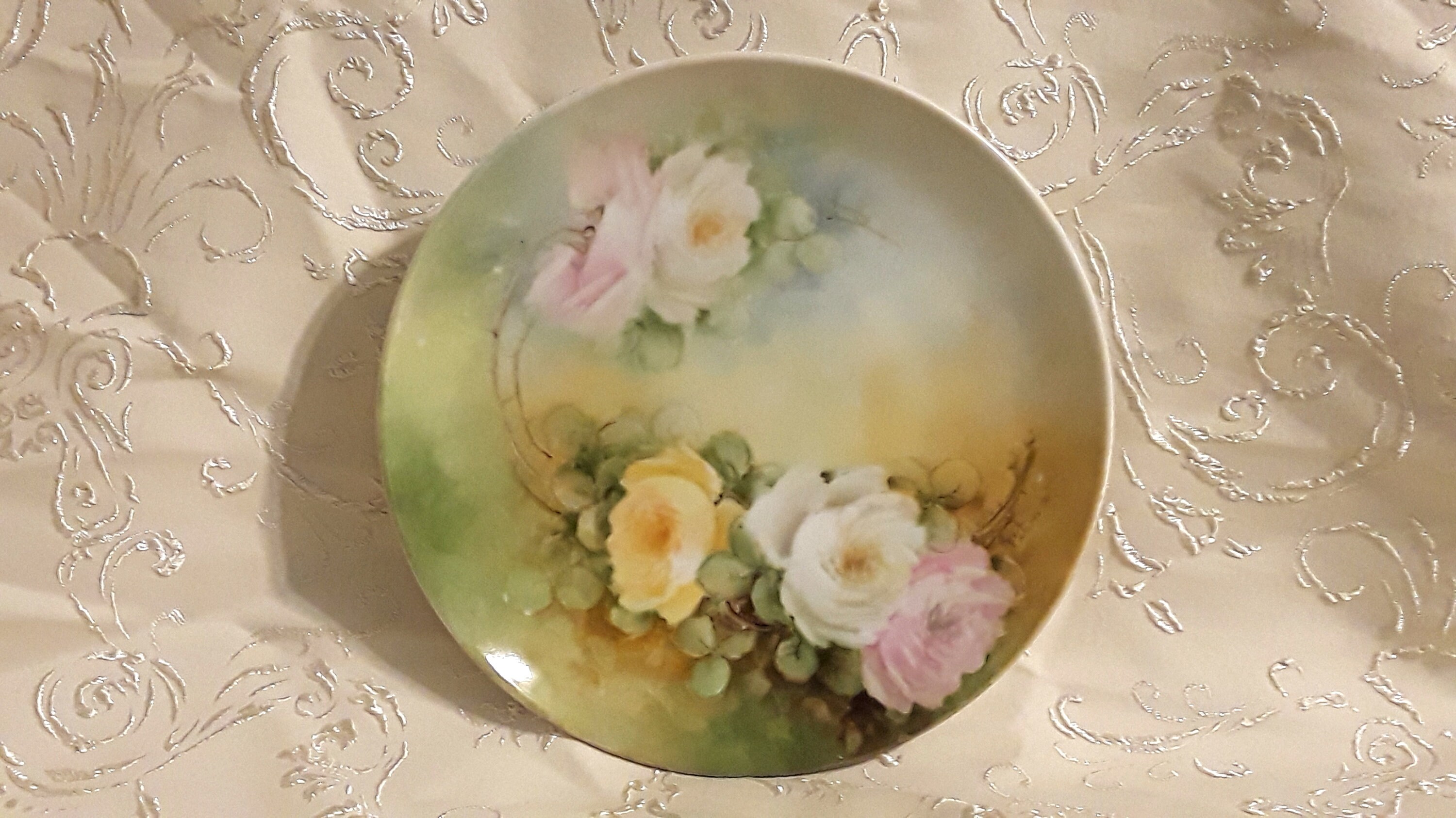 Antique KPM Cabinet Plate 7 German Hand Painted Porcelain Victorian ...