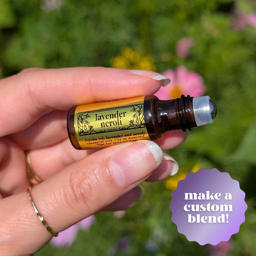 Custom Natural Roll-on Perfume Oil | 5ml | Essential Oil Fragrance - Etsy