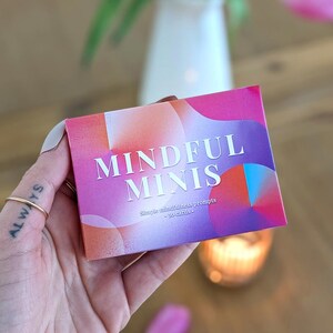 Mindful Minis Card Deck | Simple Prompts for Mindfulness and Slowing ...