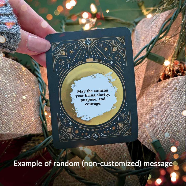 Holiday Scratch off Card | Stocking Stuffer | Retro Holiday - Etsy
