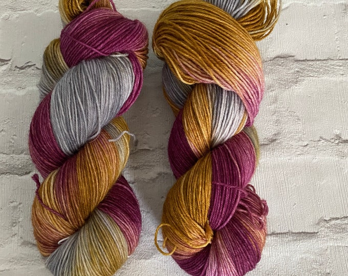 Hand-dyed yarn & beautiful crochet made with by BishieBarnabees